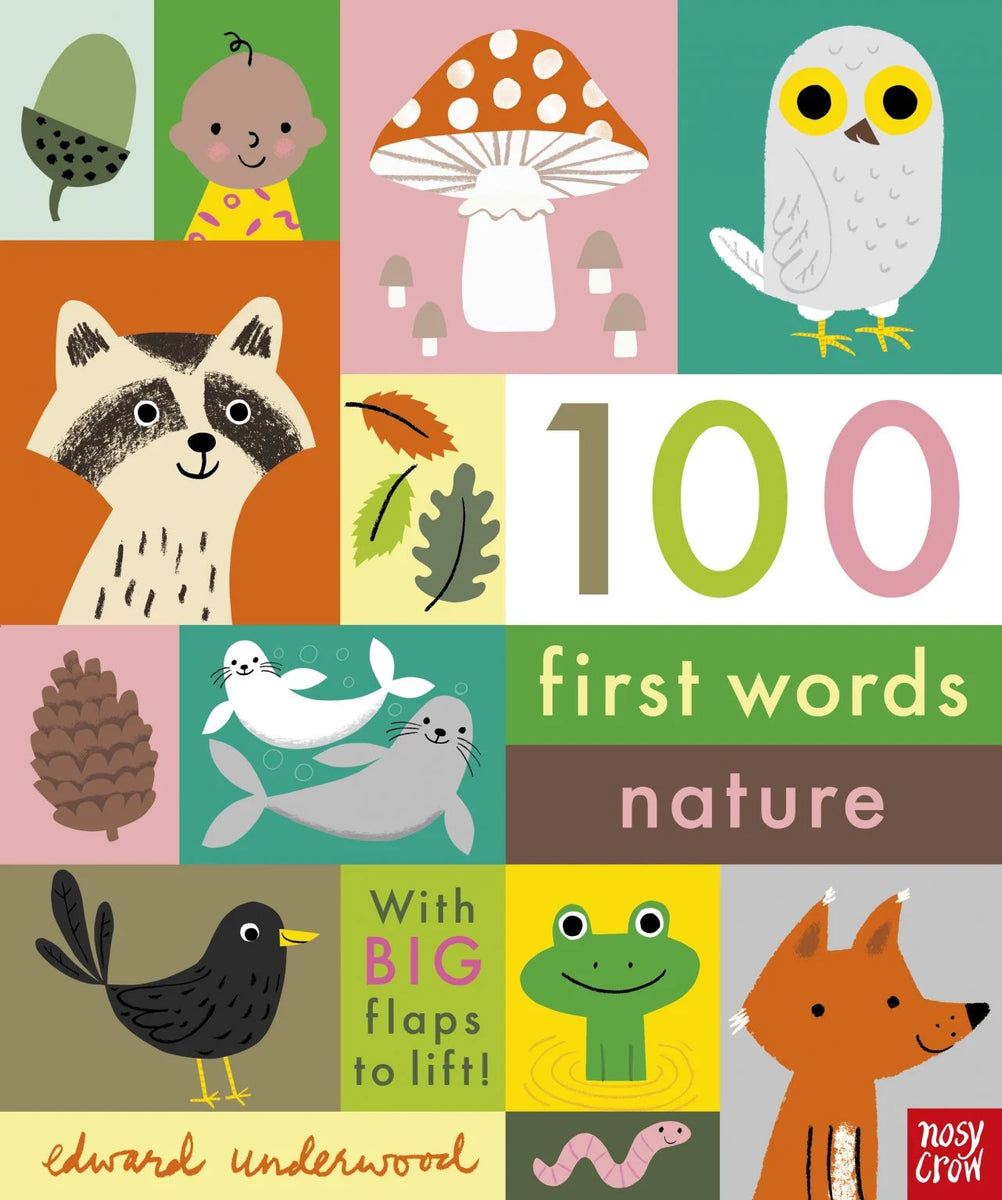100 First Words: Nature 英語單詞翻翻書 – OhbabyMacau